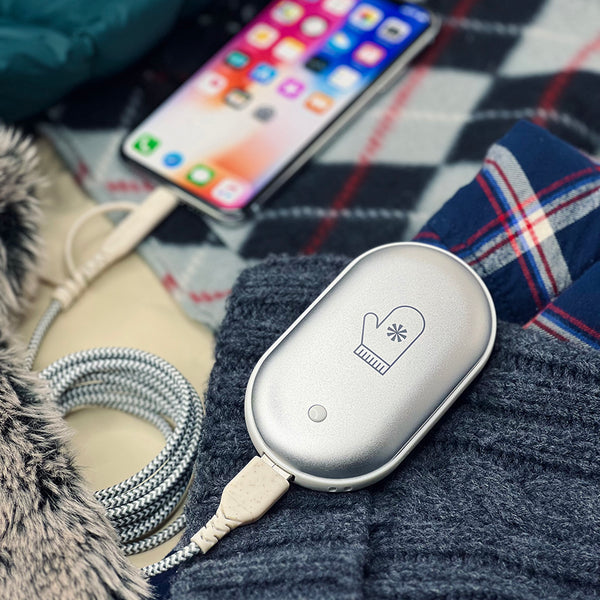 Smitten With This eMitten Hand Warmer + Power Bank : Platinum – Tech Candy