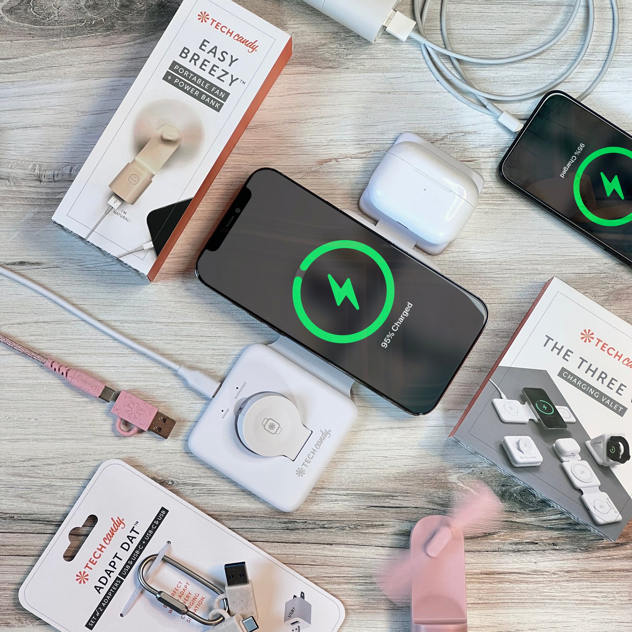 Adapt Dat Set of 2 Adapters : Natural – Tech Candy