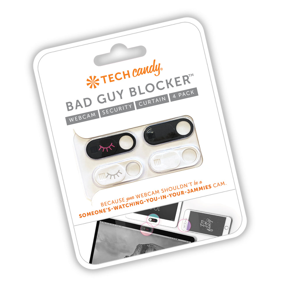 Bad Guy Blocker : White/Silver Lashes – Tech Candy